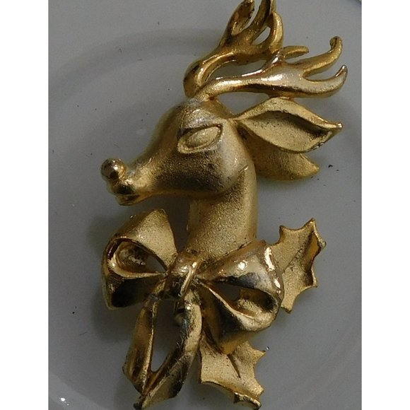 Jewelry | Vintage 195s Stylized Reindeer Brooch | Poshmark